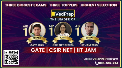 VedPrep | JAM, CSIR NET, GATE, CUET PG, GAT-B | VedPrep 2026 New Batch