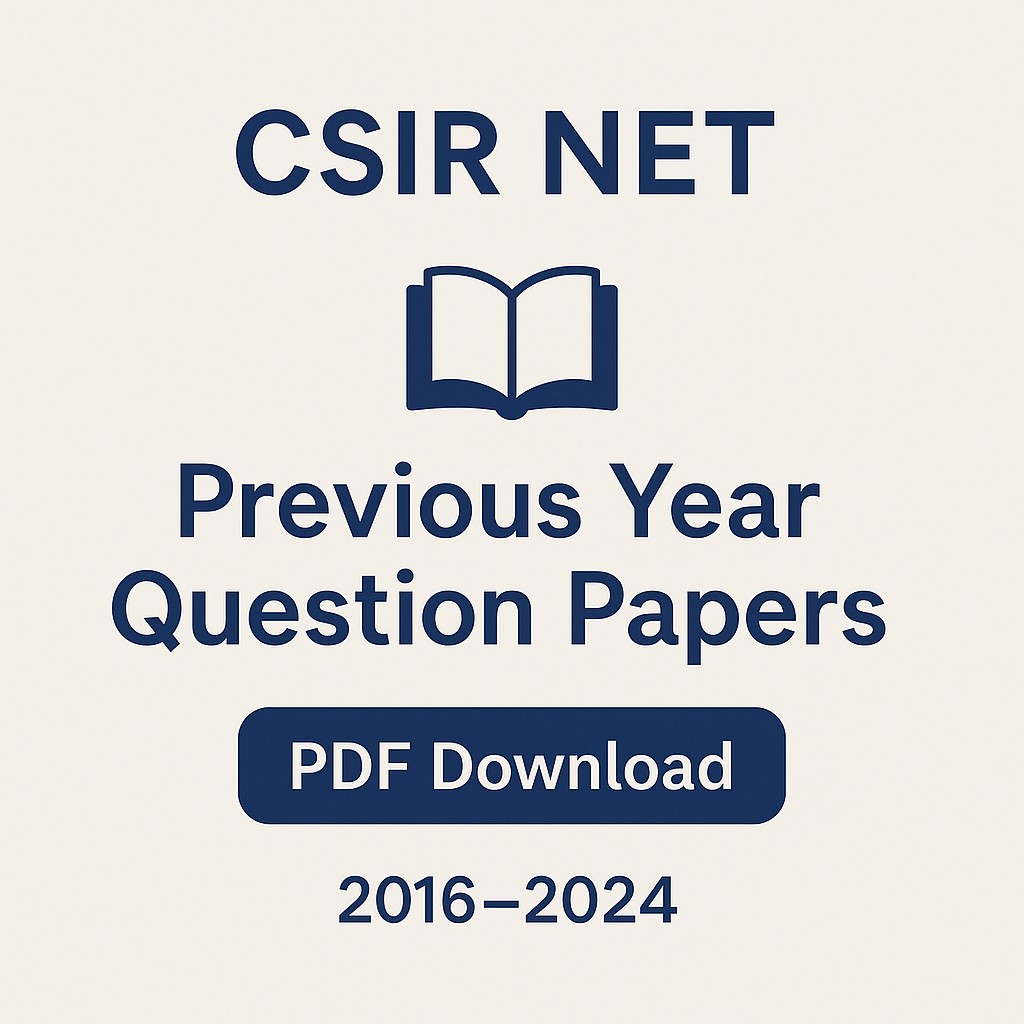 CSIR NET Previous Year Question Papers PDF Download for All Subjects