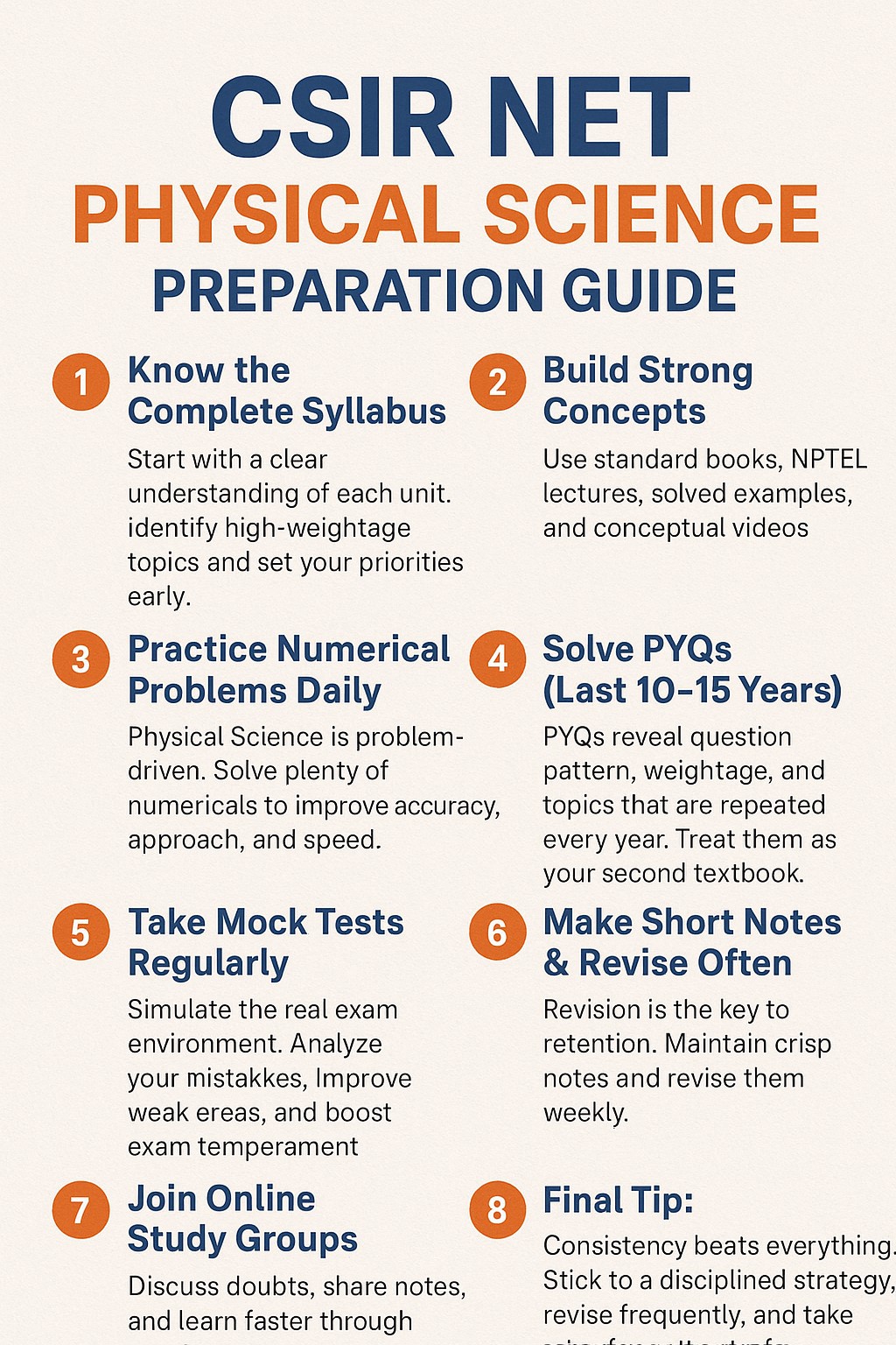 How to Prepare for CSIR NET Physical Science Preparation : Complete Guidance