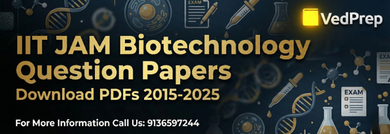 IIT JAM Biotechnology Question Papers: Download 2015-2025 - Vedprep ...