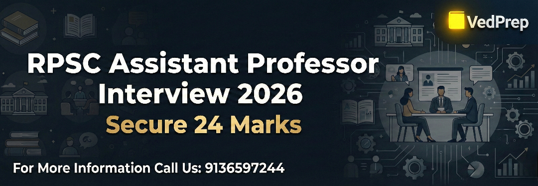 RPSC Assistant Professor Interview 2026: Secure 24 Marks - Vedprep Main ...