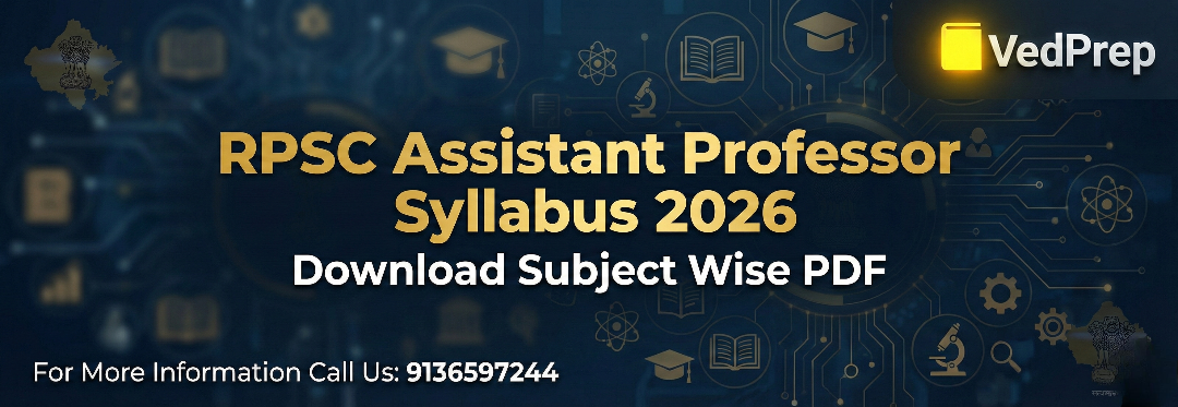 RPSC Assistant Professor Syllabus 2026: Download Subject Wise - Vedprep ...